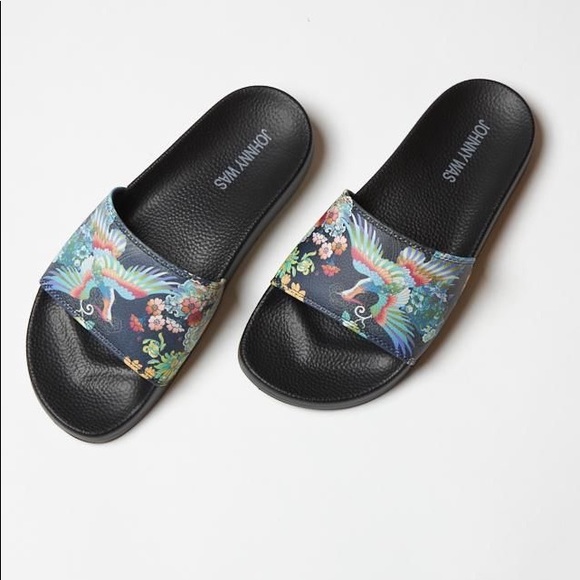 Johnny Was | Shoes | Johnny Was Dreamer Poolside Slides Sz 6 Women ...